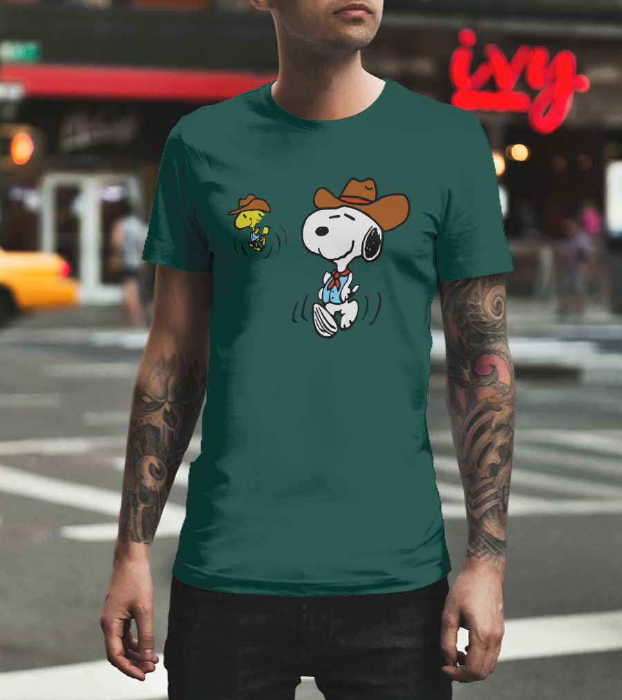 Cody Bellinger Cowboy Snoopy Woodstock Pacsun T-Shirt