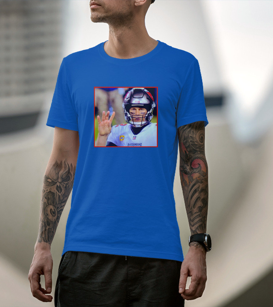 Tom Brady Blunder Tampa Bay Buccaneers Football Quarterback T-Shirt