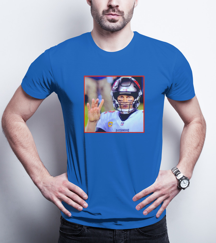 Tom Brady Blunder Tampa Bay Buccaneers Football Quarterback T-Shirt