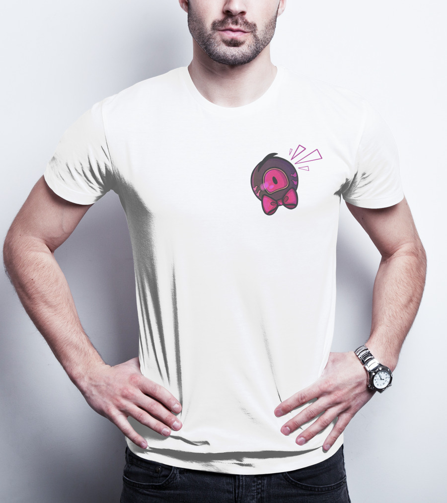 Kaden Shop Merch Fancy Eye Pink Bow Character T-Shirt