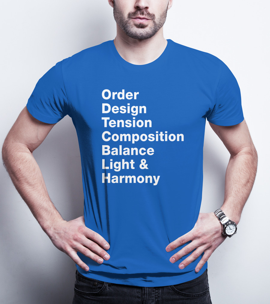 Order Design Tension Composition Balance Light And Harmony T-Shirt