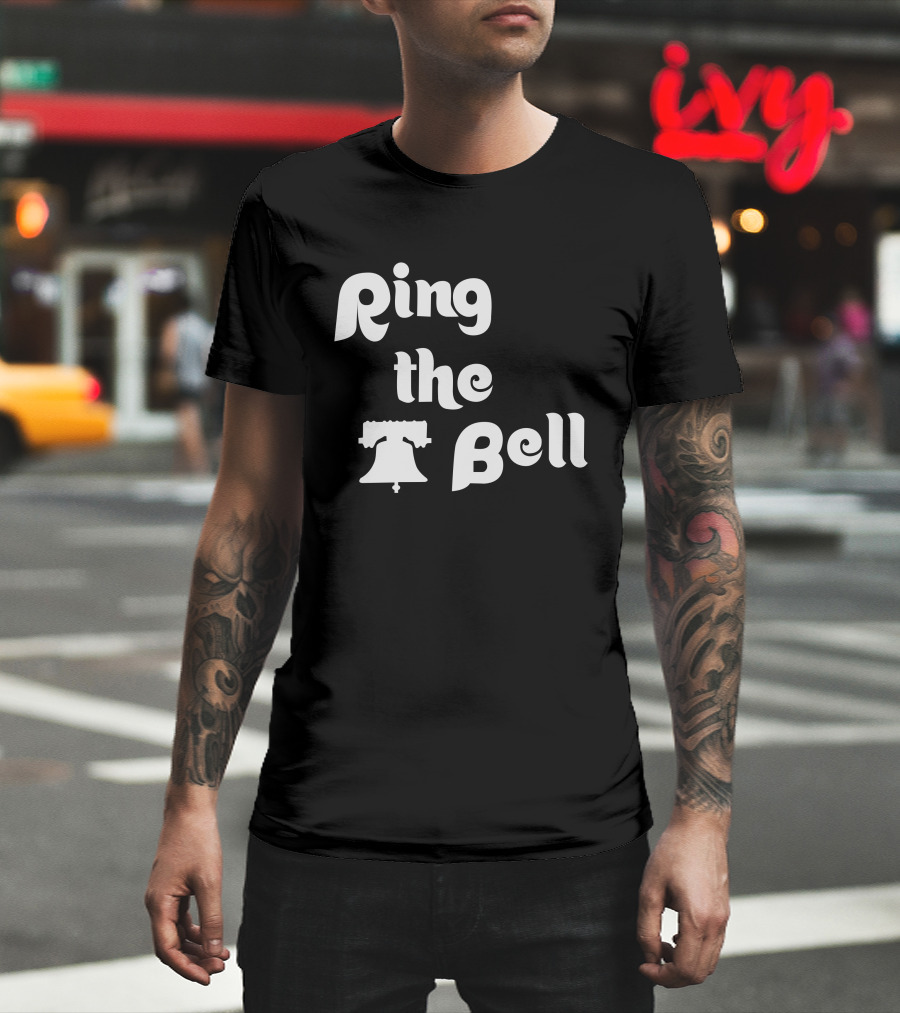 Logan O’Hoppe Ring The Bell Phillies Liberty Bell T-Shirt