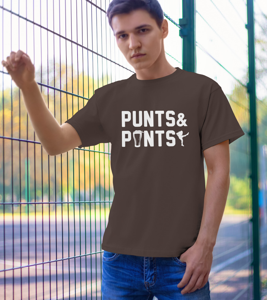 Johnny Stanton Szabo Punts And Pints Football Beer Combo T-Shirt