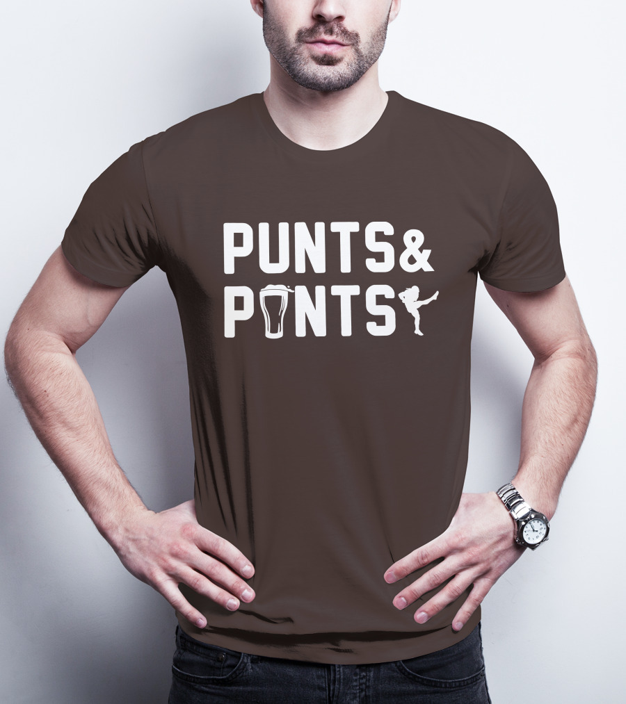 Johnny Stanton Szabo Punts And Pints Football Beer Combo T-Shirt