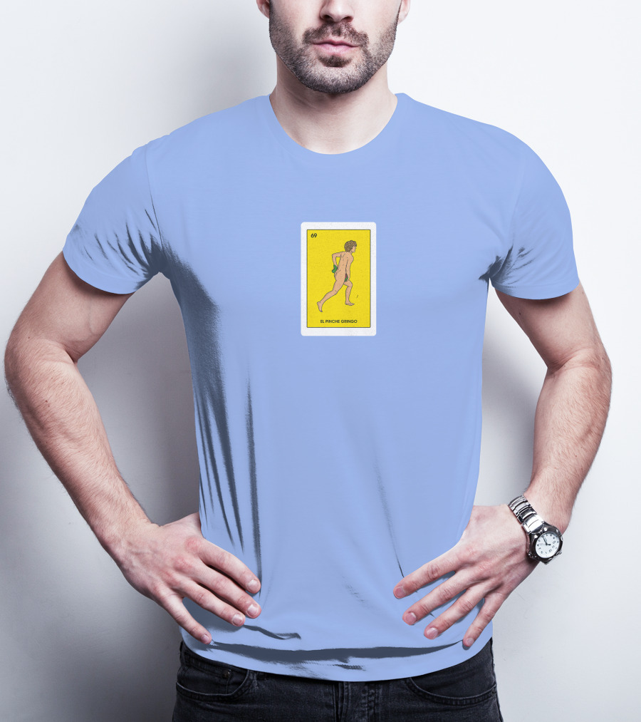 Danny Duncan Merch El Pinche Gringo 69 Running Man Card T-Shirt
