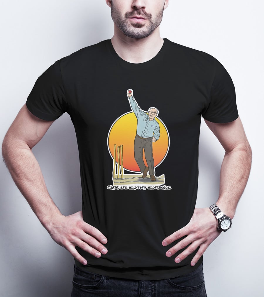 Right Arm And Very Unorthodox Bowling Stumps T-Shirt