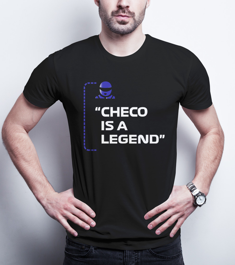 Checo Is A Legend Sergio Pérez Racing Helmet T-Shirt