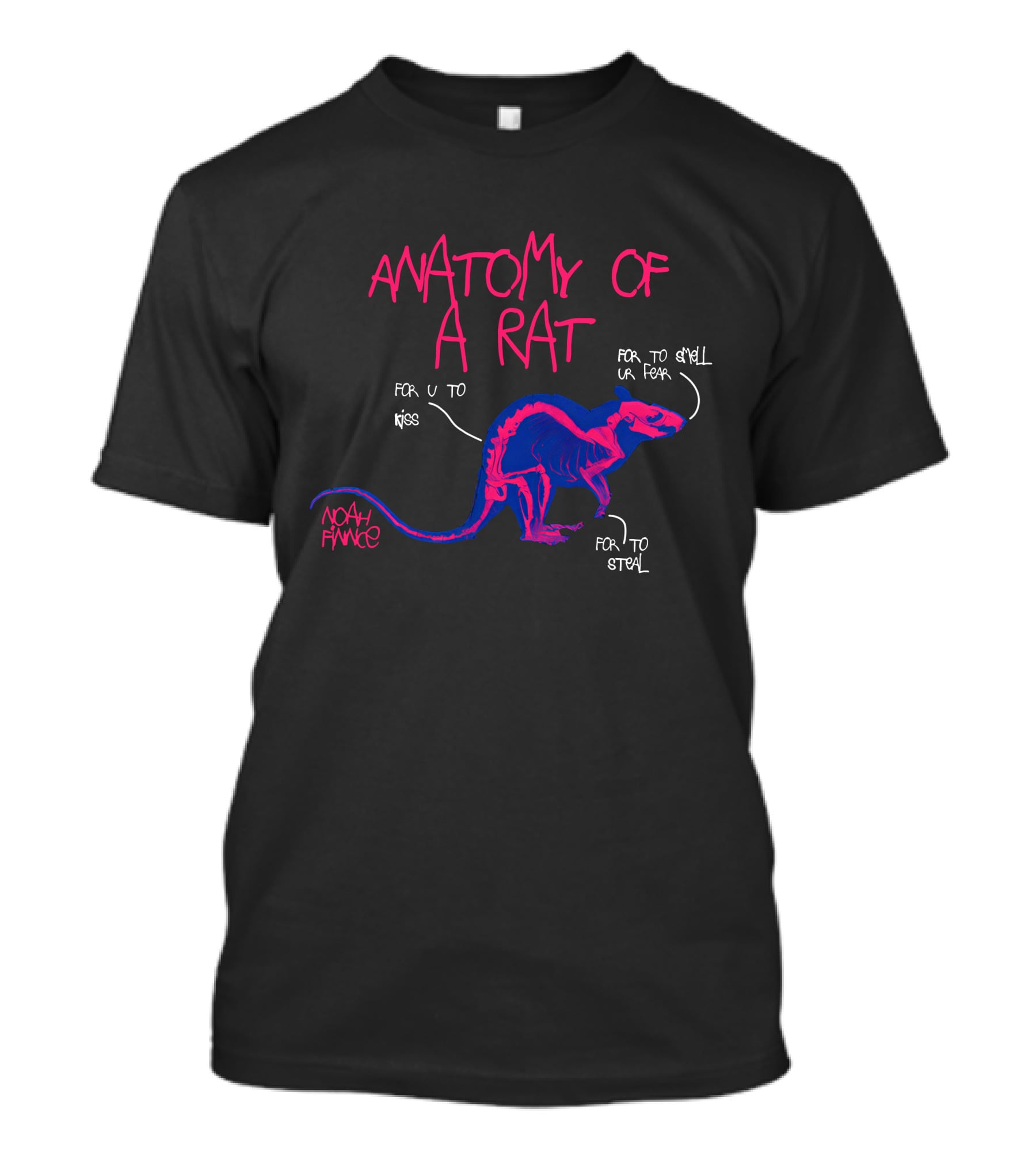 Noahfinnce Anatomy Of A Rat For You To Kiss Smell Fear Steal Hottopic T-Shirt