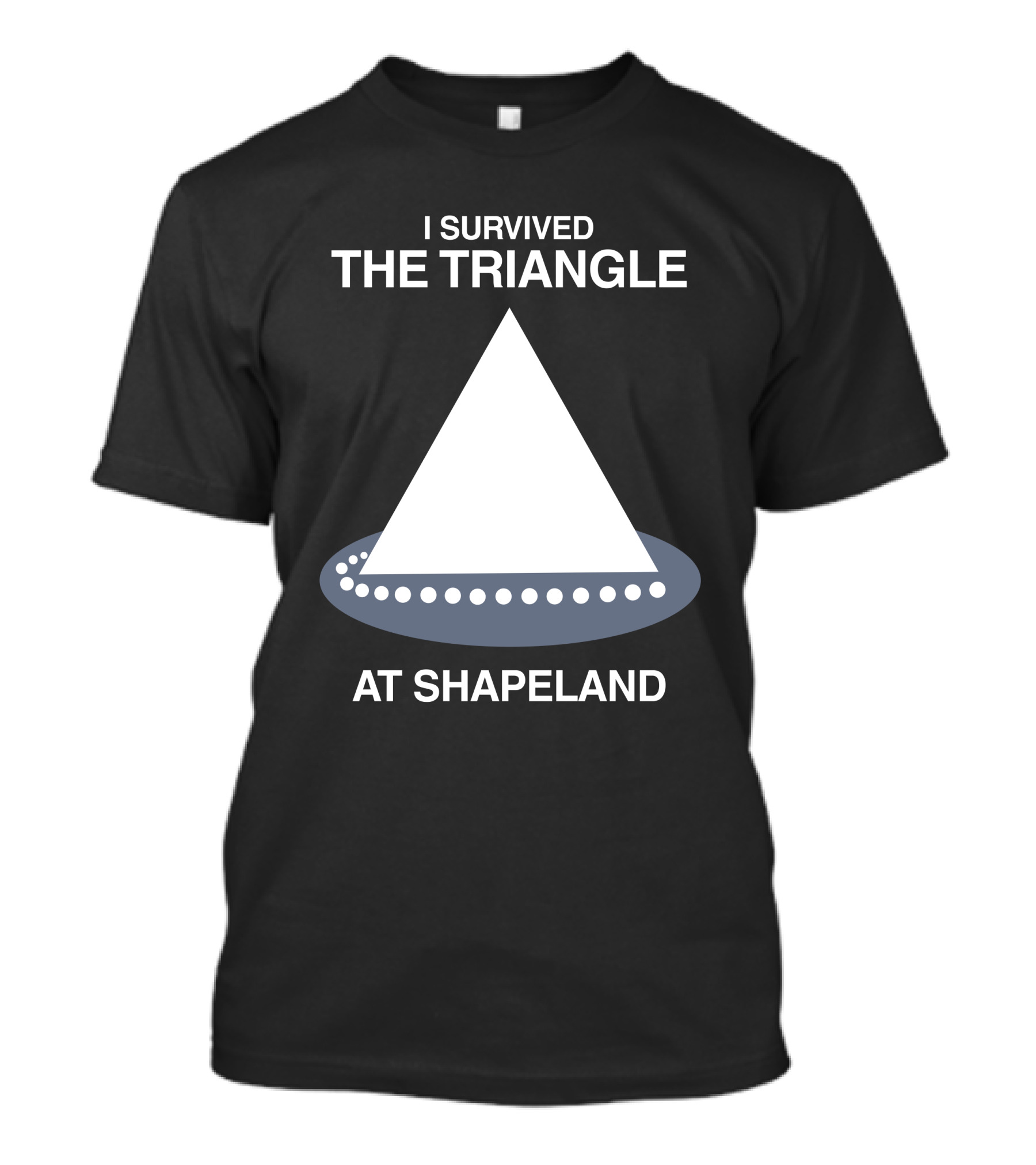 I Survived The Triangle At Shapeland T-Shirt