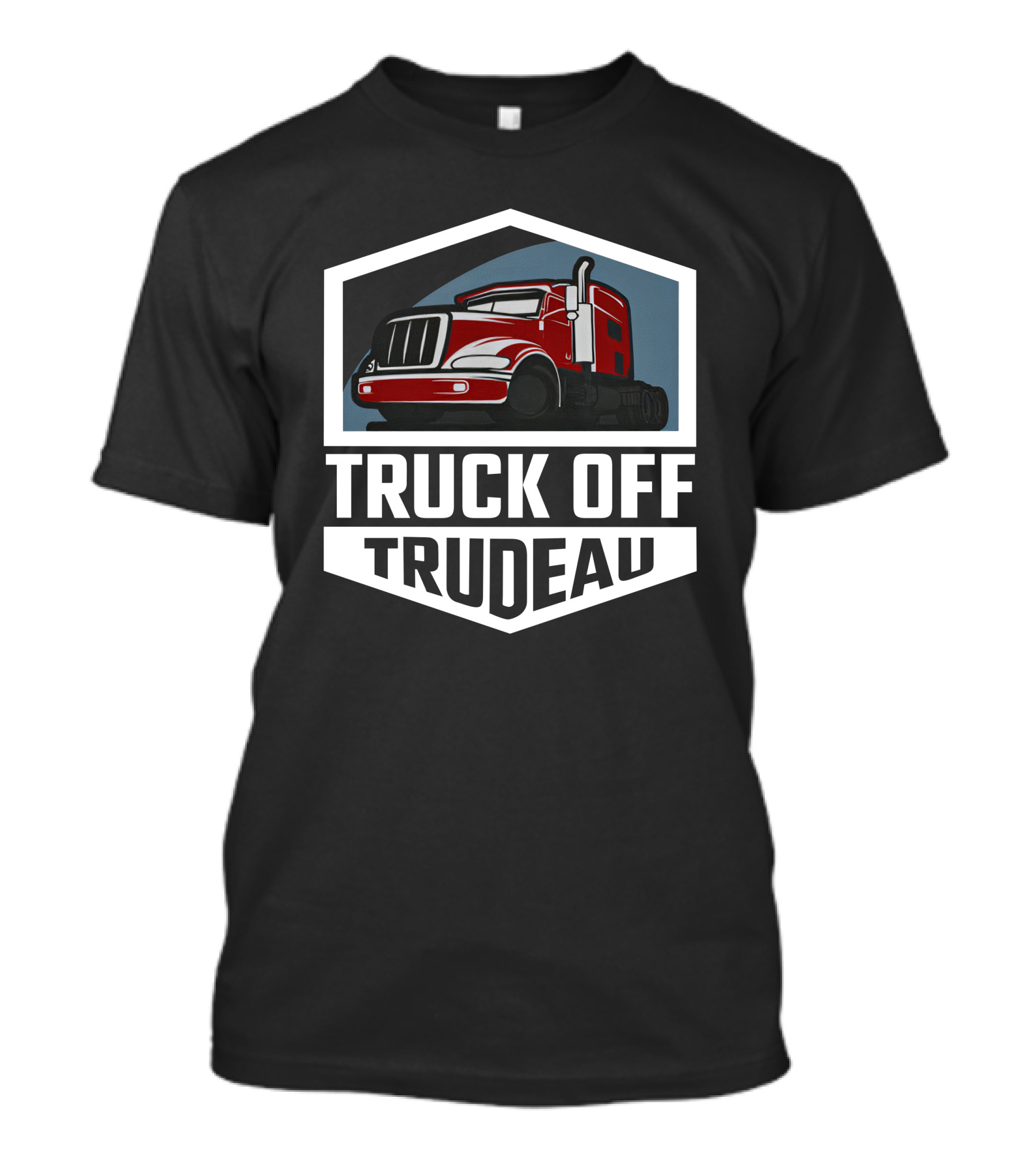 Truck Off Trudeau Red Truck Rebel News Store T-Shirt