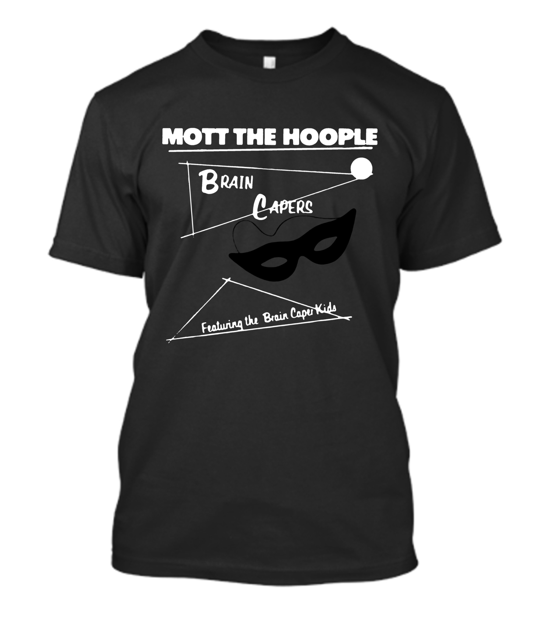 Mott The Hoople Brain Capers Featuring The Brain Caper Kids T-Shirt