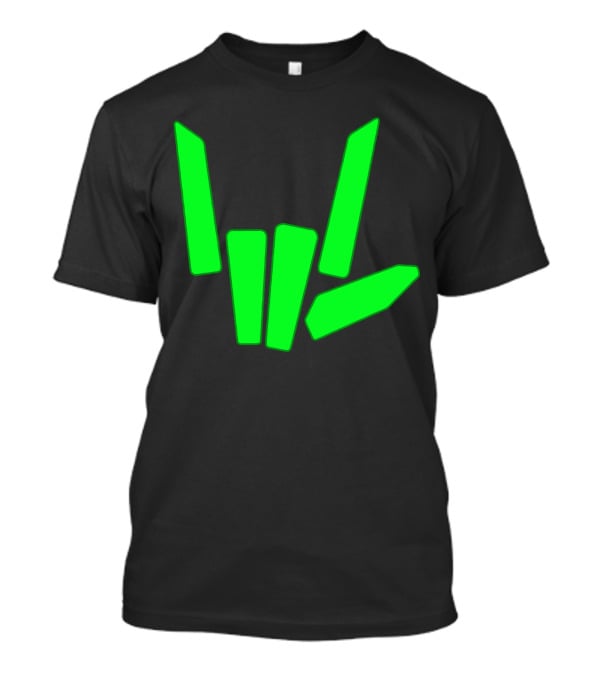 Original Share The Love Green Hand Sign Gesture T-Shirt