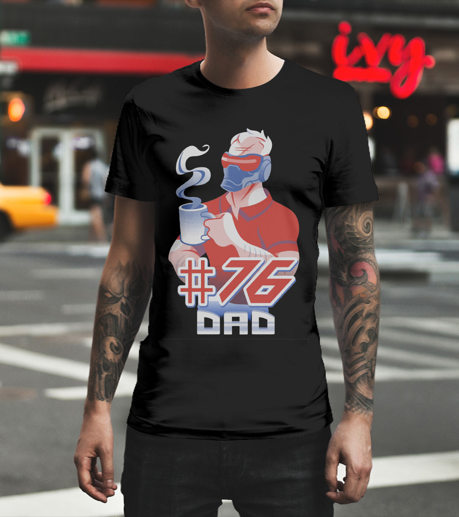 Soldier76 #76 Dad Coffee Mug Gaming T-Shirt