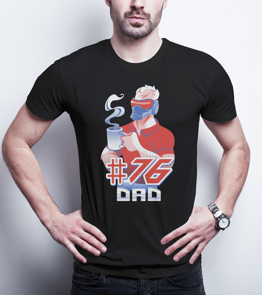 Soldier76 #76 Dad Coffee Mug Gaming T-Shirt