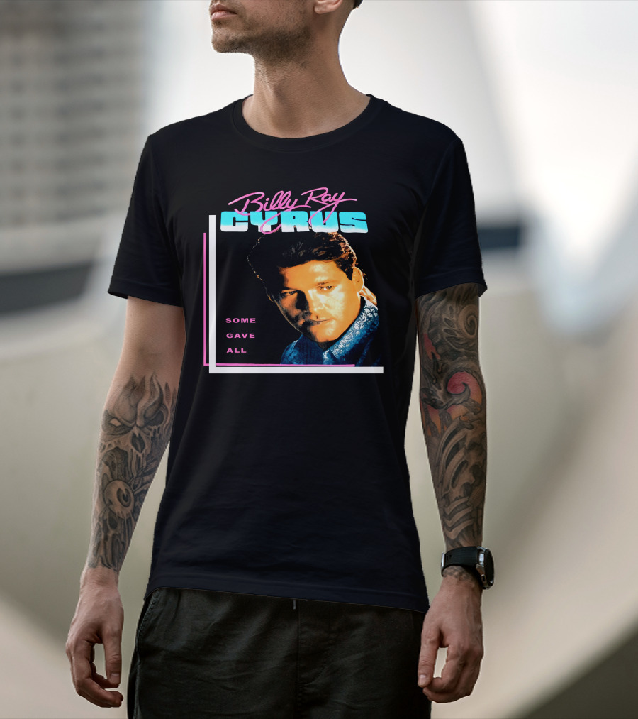 Billy Ray Cyrus Some Gave All 1992 T-Shirt