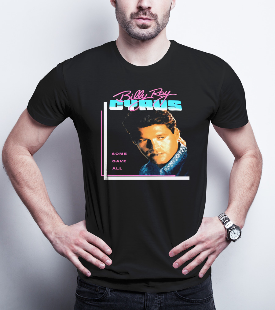 Billy Ray Cyrus Some Gave All 1992 T-Shirt