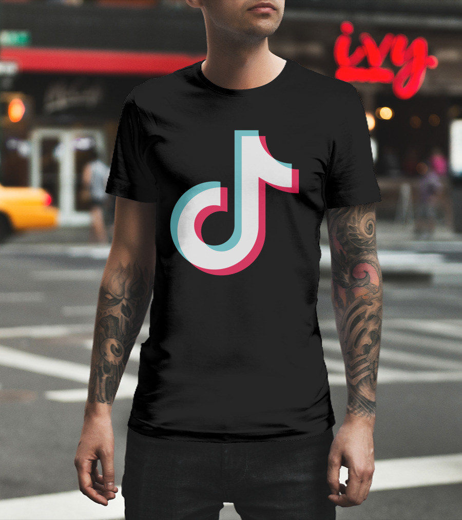 TikTok Music Note Artist T-Shirt