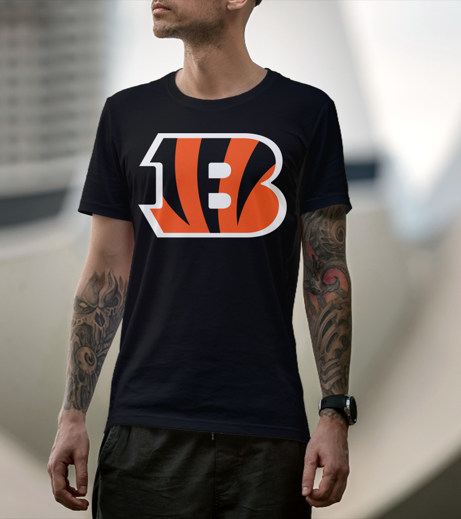 Cincinnati Bengals NFL Football Team Logo Tigers T-Shirt