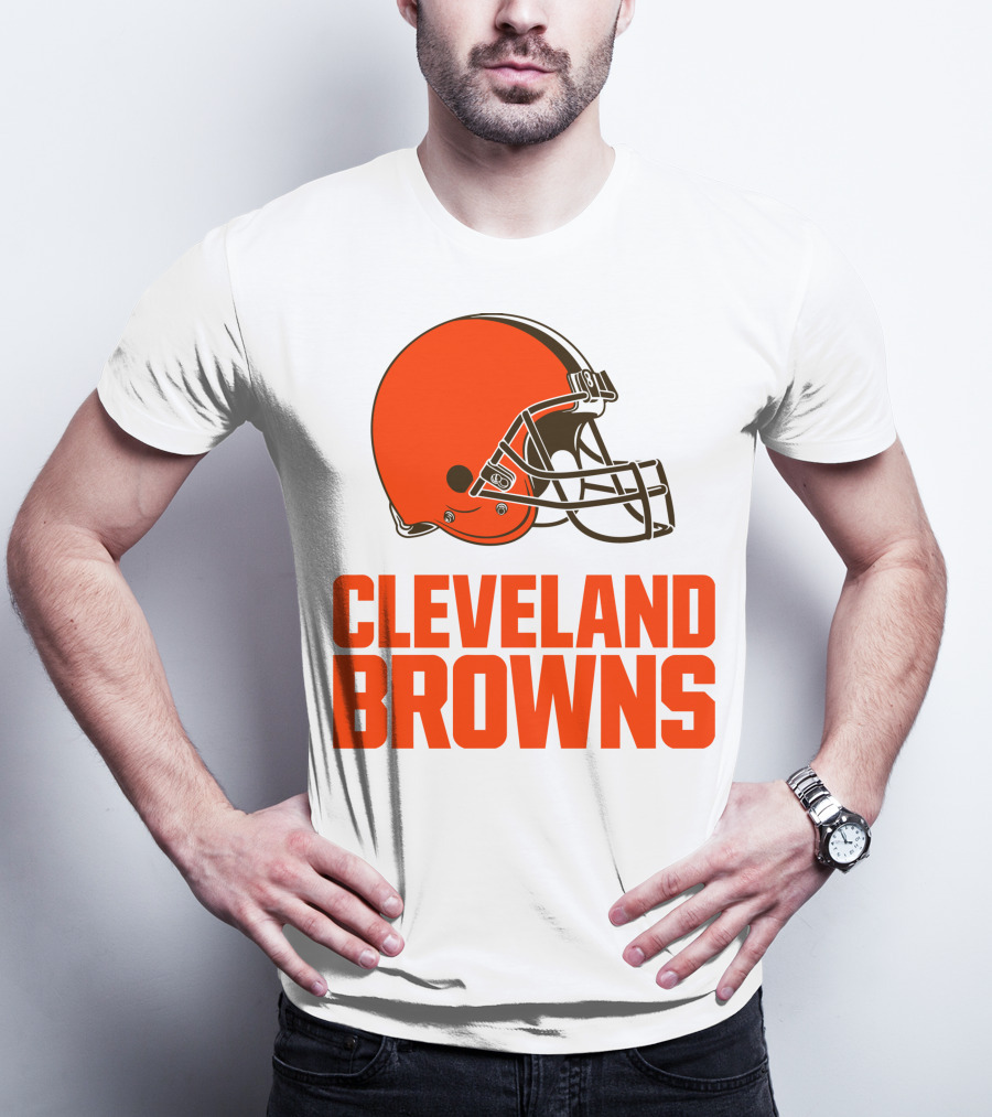 Cleveland Browns Football Team Helmet T-Shirt