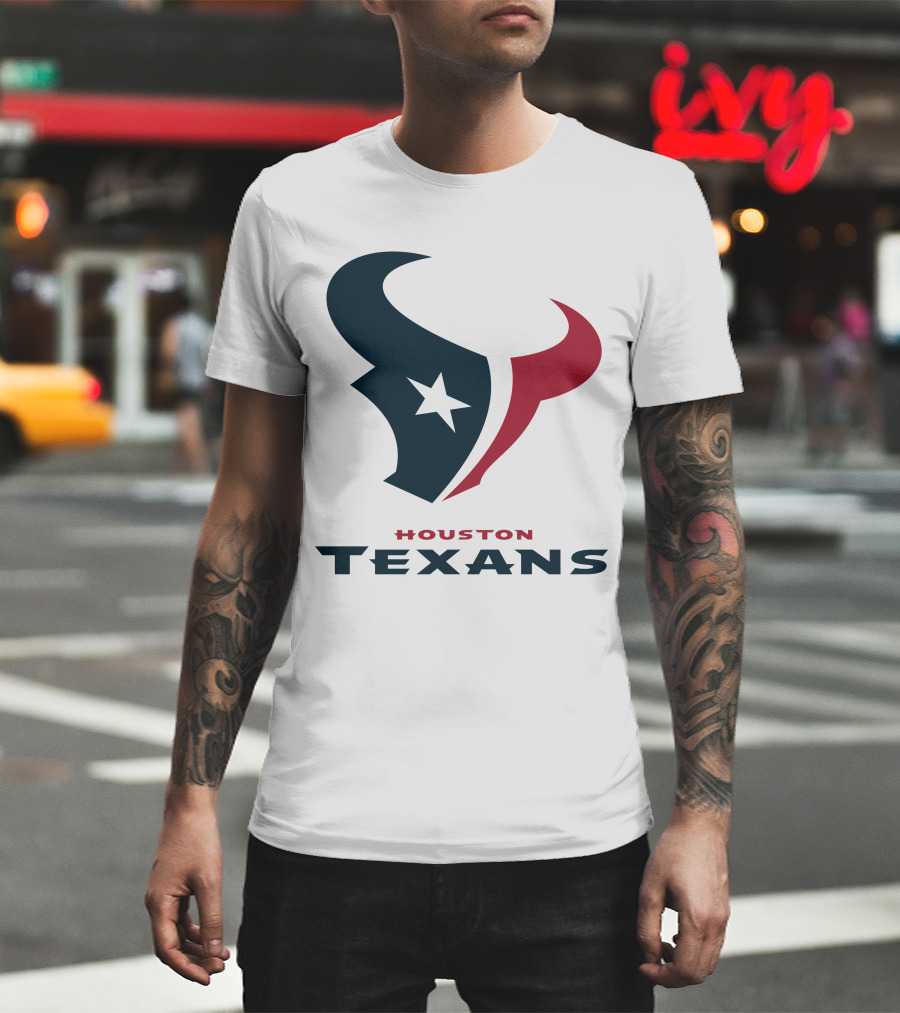 Houston Texans Team Logo For Football Fans T-Shirt