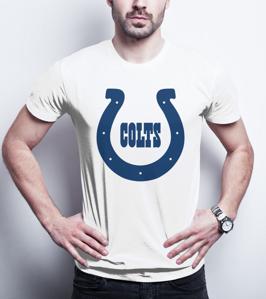 Indianapolis Colts Colts Horseshoe Logo Football Team T-Shirt