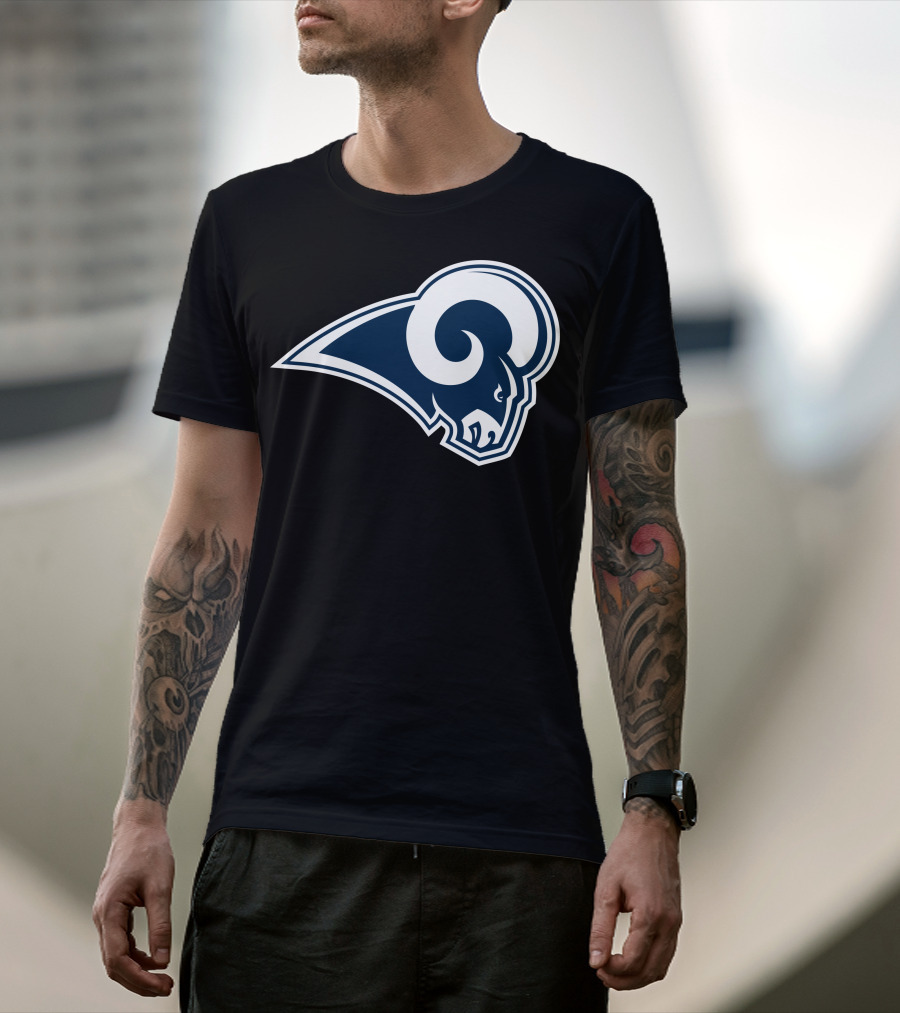 Los Angeles Rams Football Team Logo Sports T-Shirt