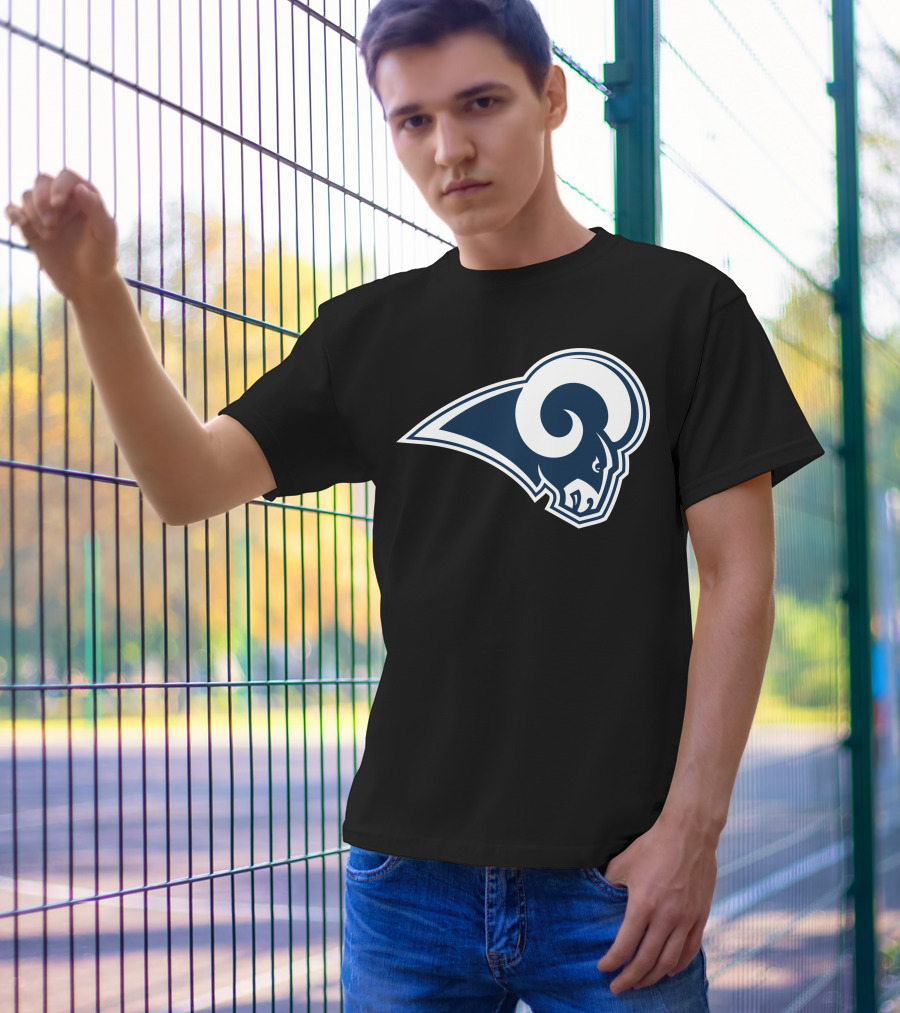 Los Angeles Rams Football Team Logo Sports T-Shirt