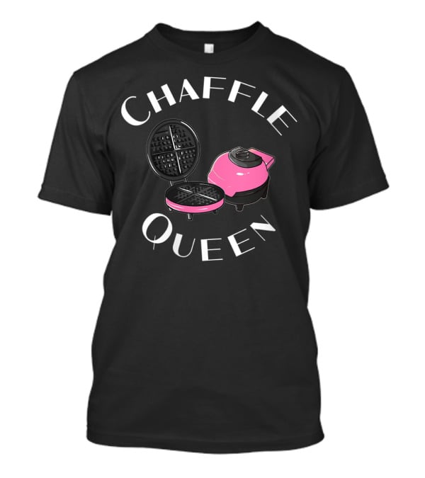 Chaffle Keto Waffle Chaffle Queen With Pink Waffle Maker T-Shirt