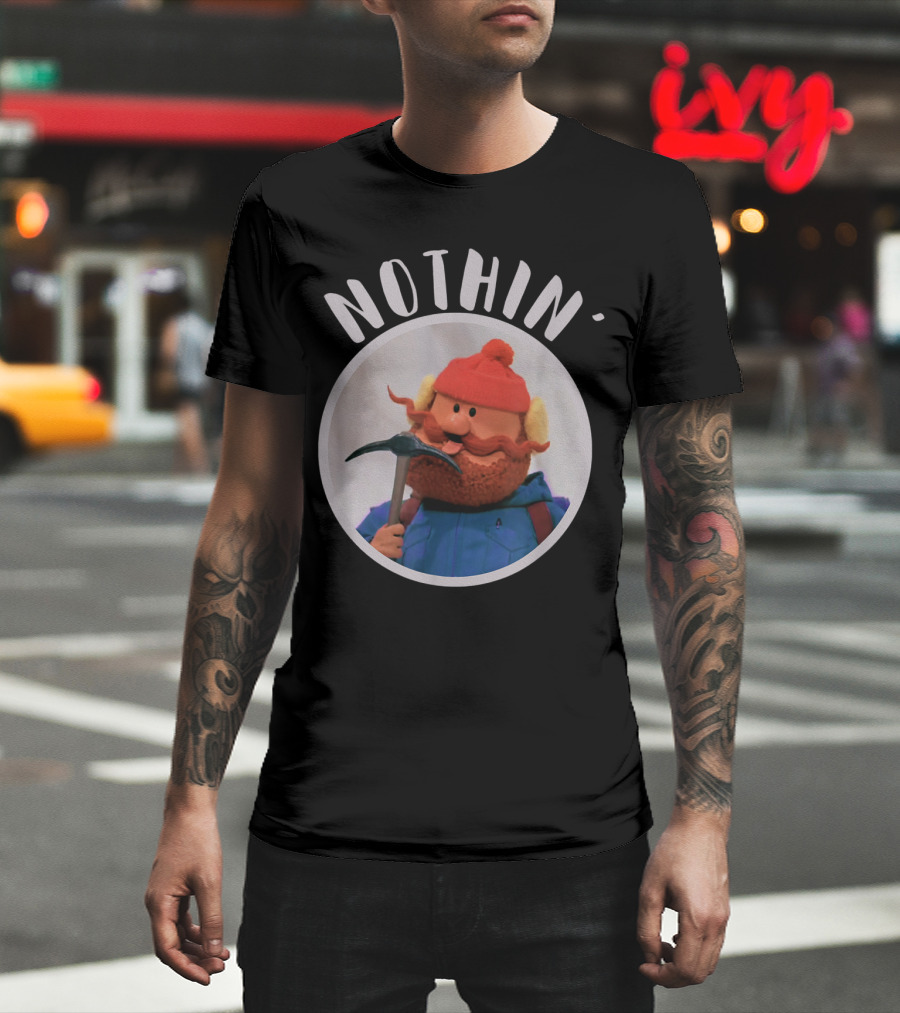 Christmas Special Nothin' Cornelius Of The Yukon Pickaxe Red Beanie T-Shirt