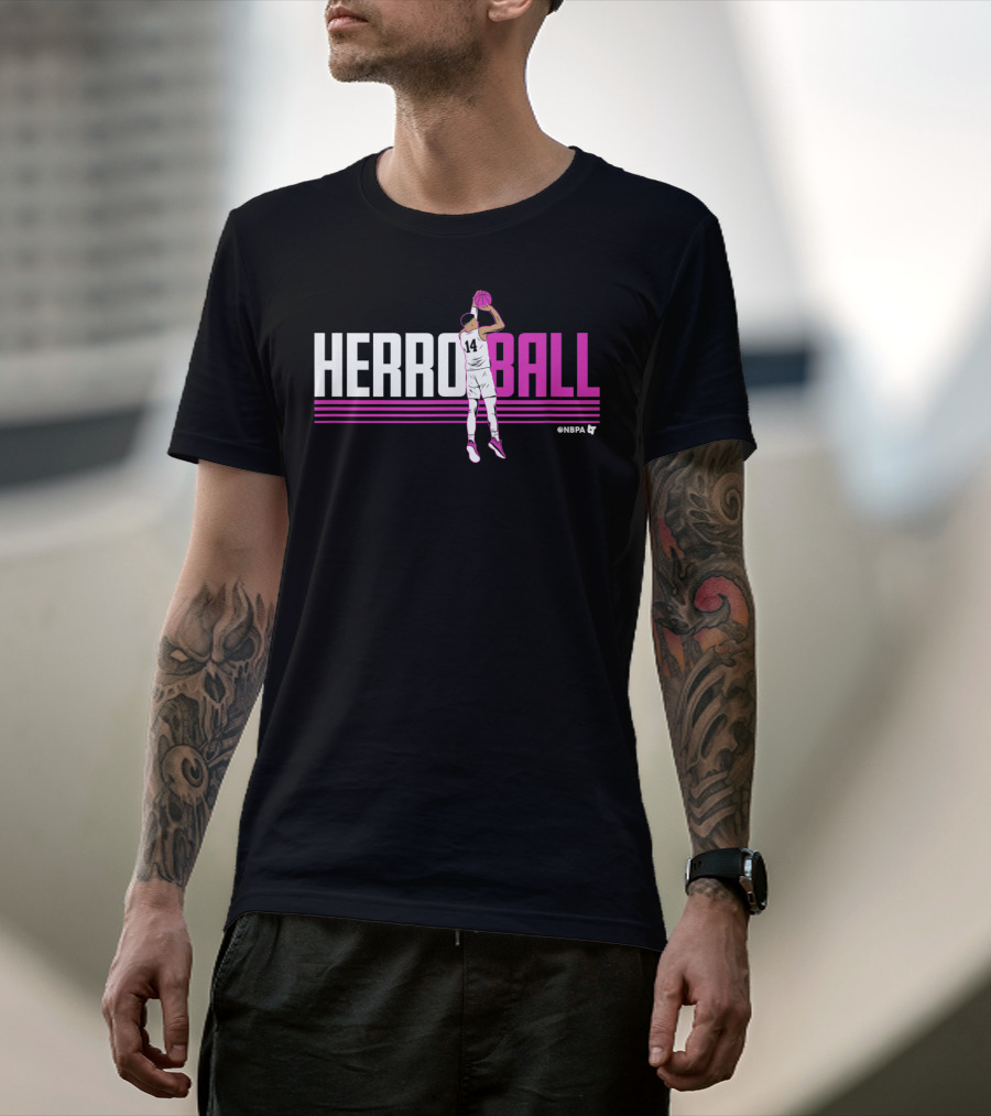HERRO BALL Officially Licensed Tyler Herro NBPA T-Shirt