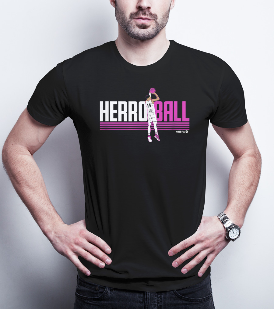 HERRO BALL Officially Licensed Tyler Herro NBPA T-Shirt