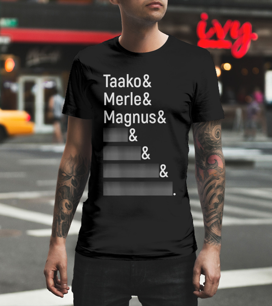 Taako Merle Magnus Others Ampersand List T-Shirt