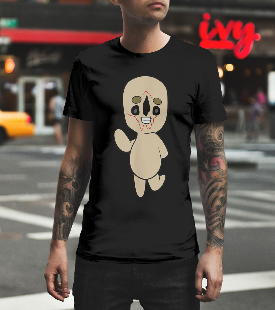 SCP 173 Secure Contain Protect Monster Peanut Cute Cartoon Character T-Shirt