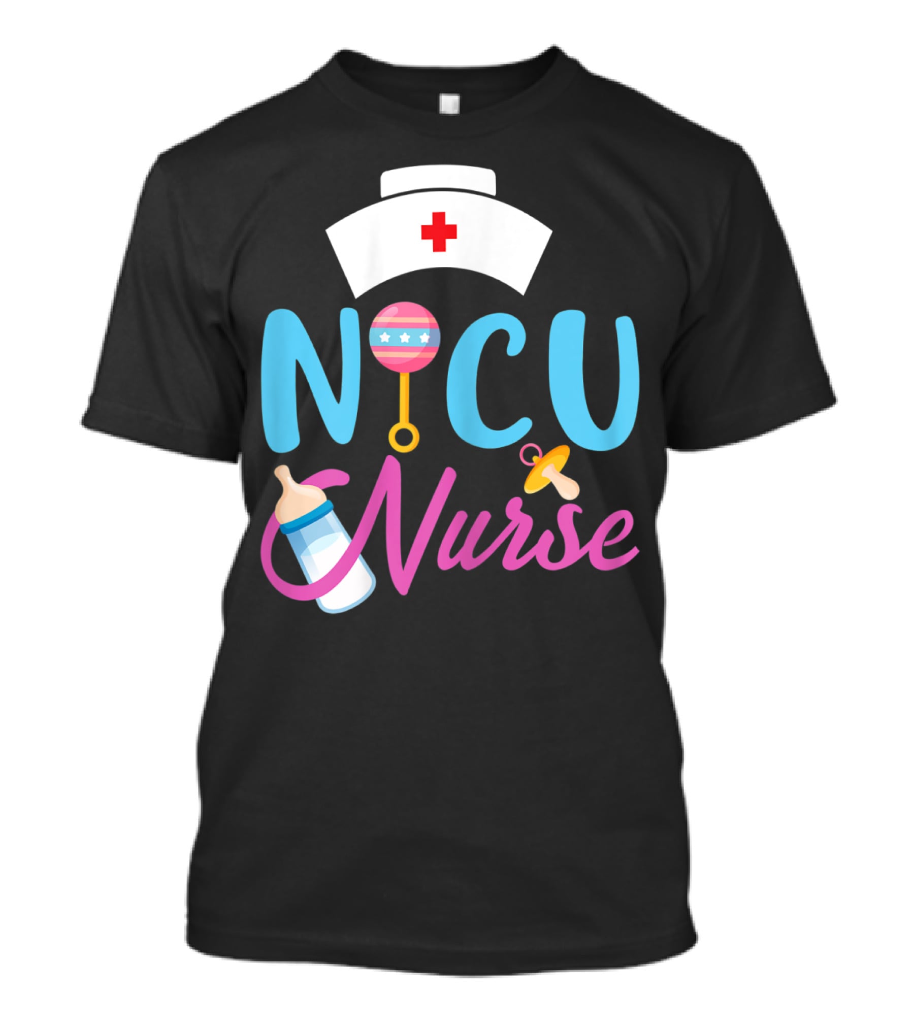 NICU Nurse Newborn Baby Care Essentials T-Shirt