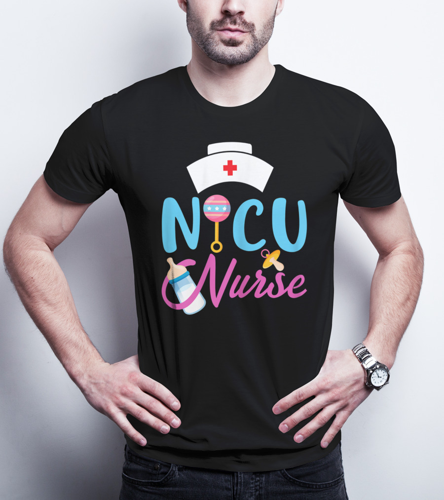 NICU Nurse Newborn Baby Care Essentials T-Shirt