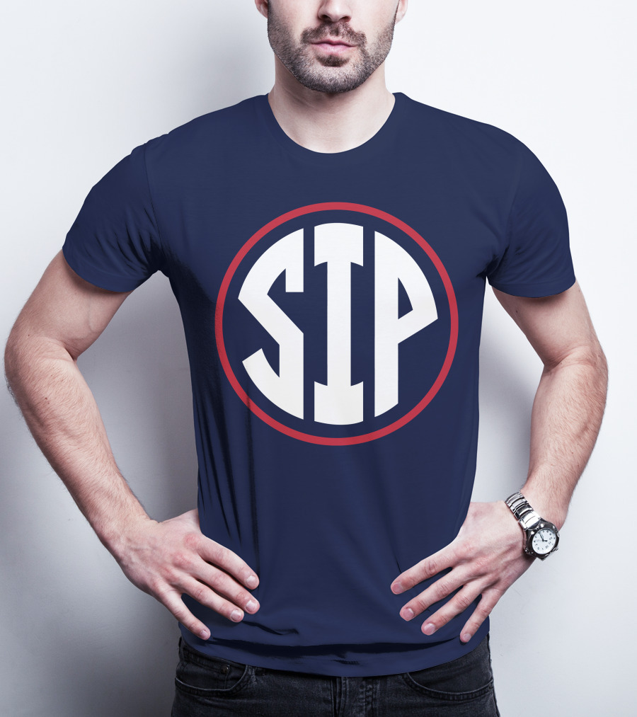 Ole Miss SIP Circle SEC-Inspired T-Shirt