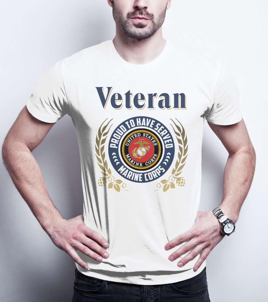 Veteran Proud To Have Served United States Marine Corps T-Shirt