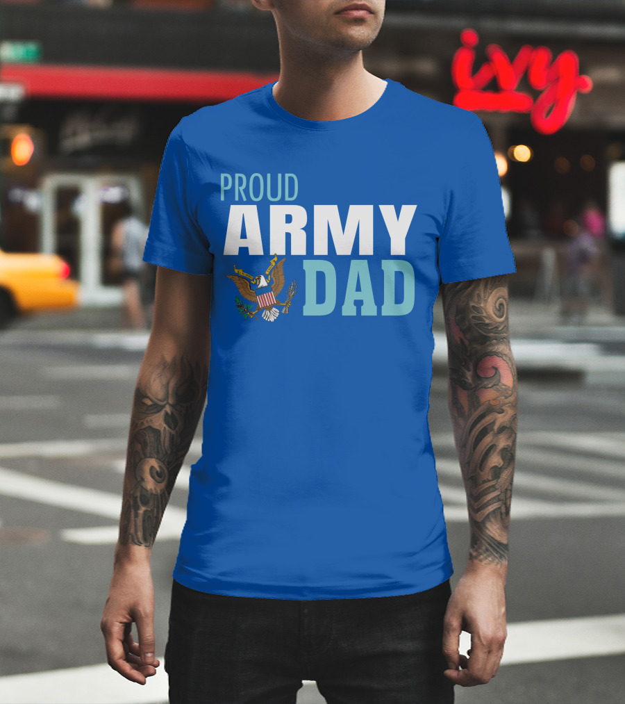 Proud Army Dad Eagle T-Shirt