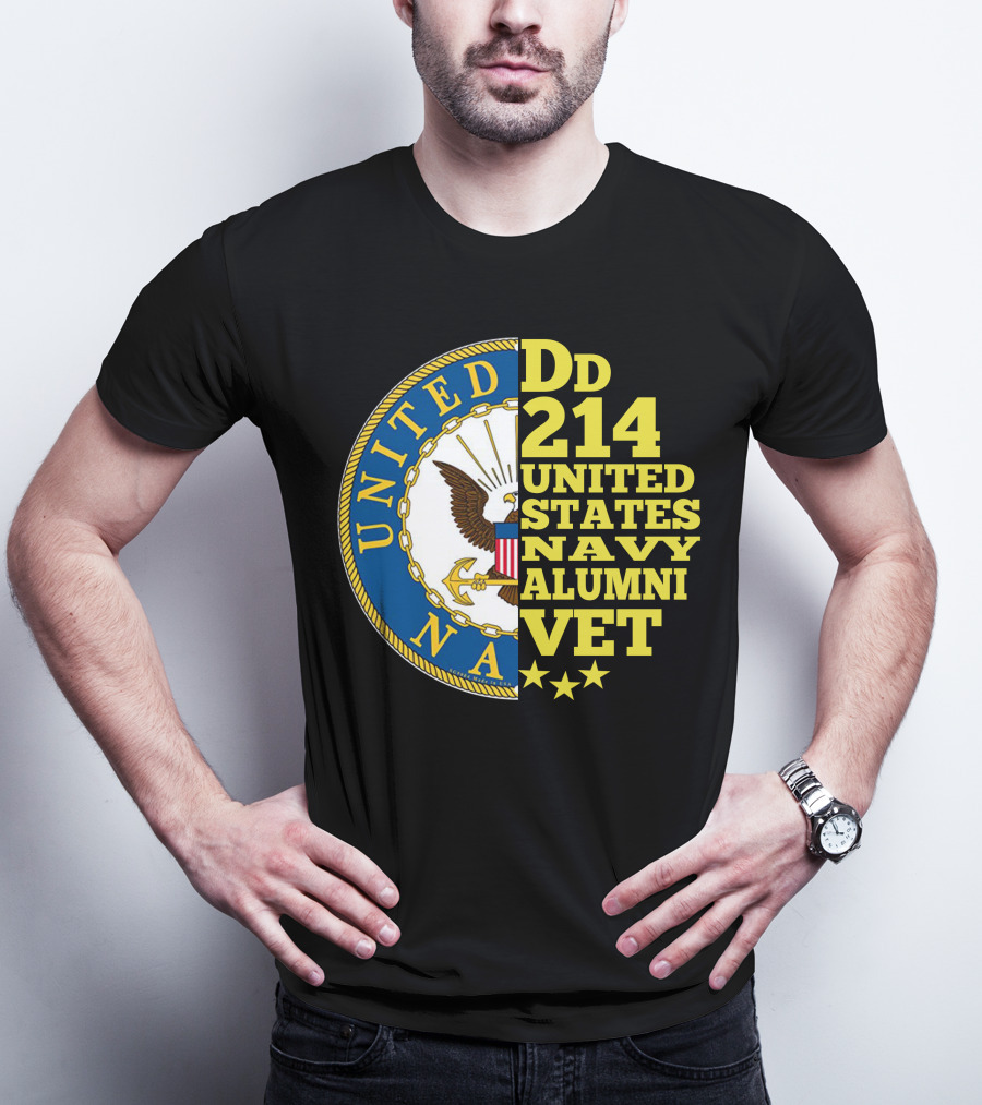 Dd 214 United States Navy Alumni Vet T-Shirt
