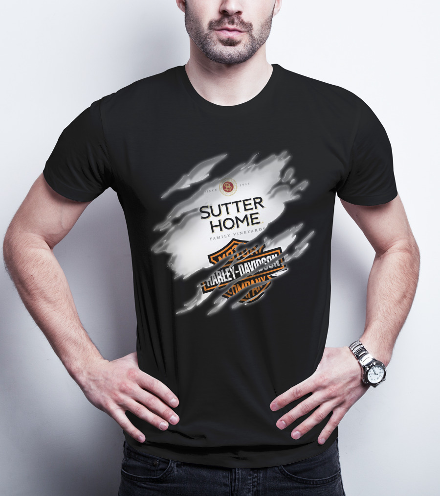 Sutter Home Vineyards Harley Davidson Since 1948 T-Shirt