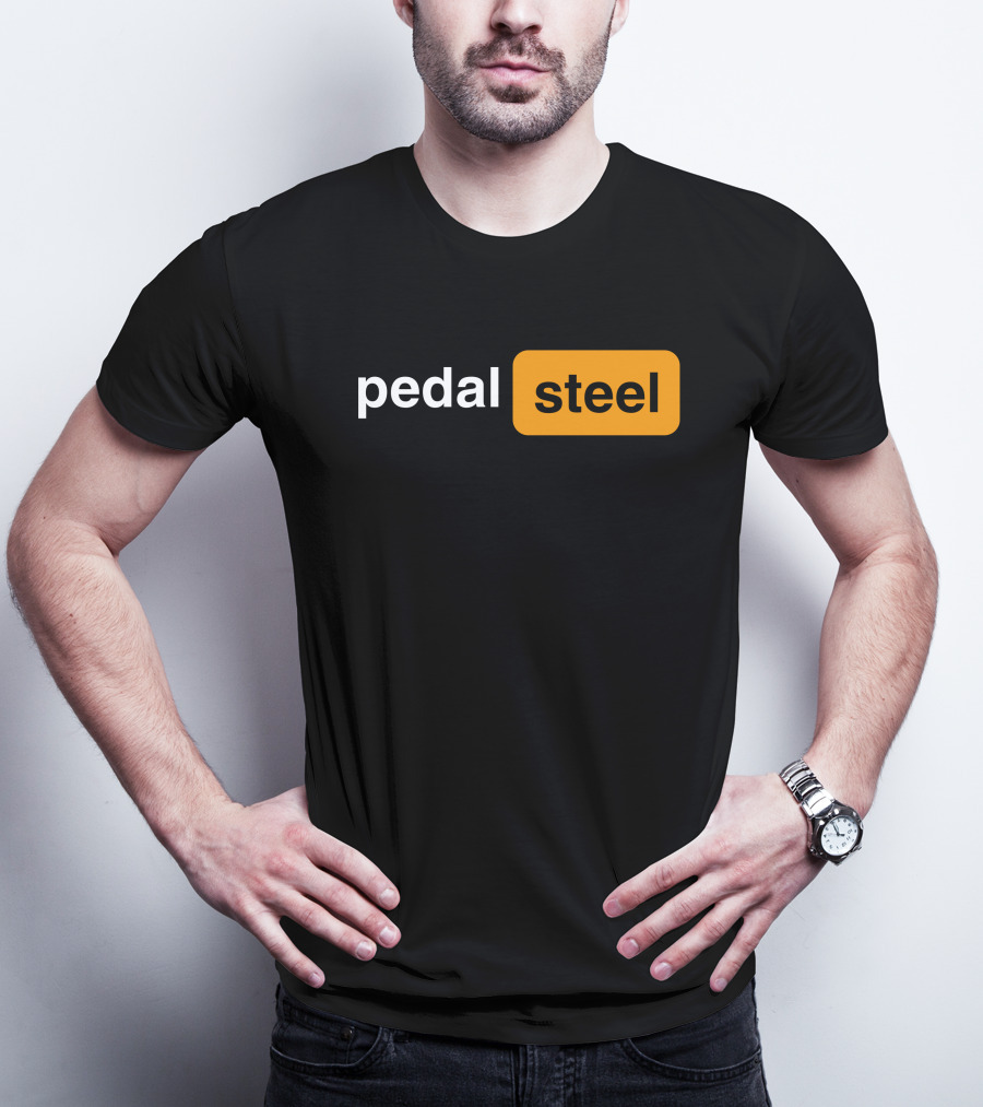 Pedal Steel Hippies And Cowboys Merch Pedal Steel T-Shirt