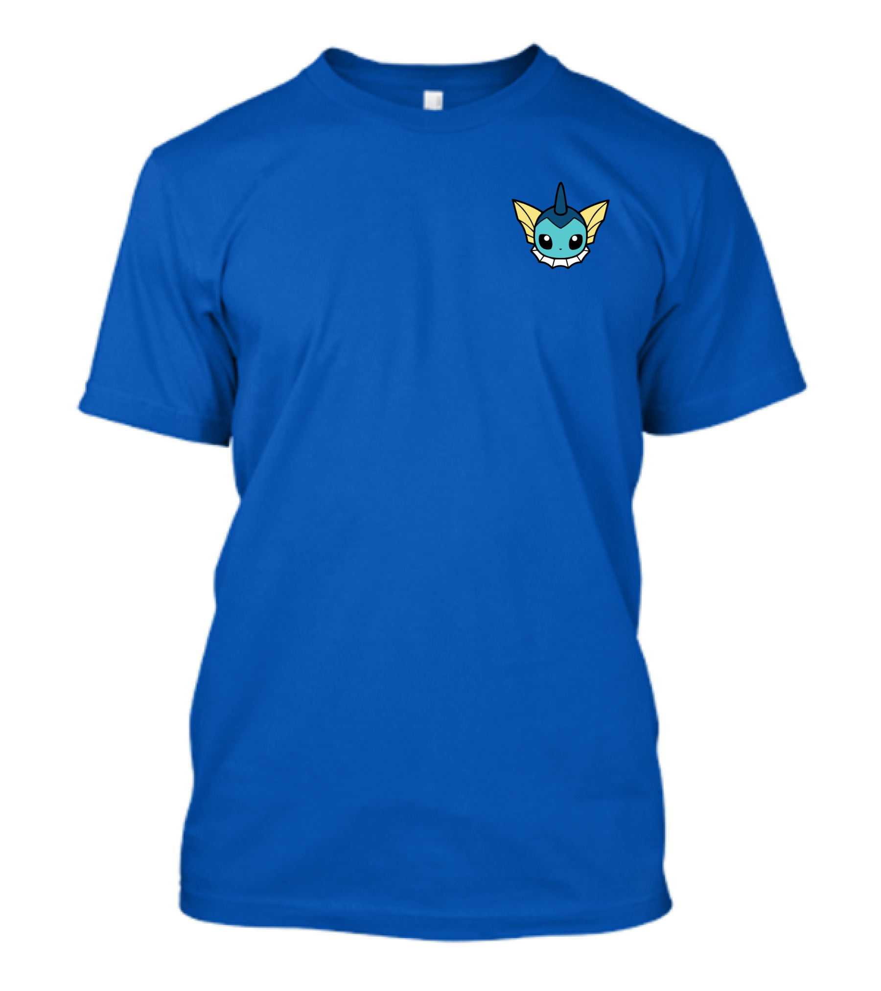 Mark Zimmerman Pokémon Vaporeon Face Blue Minimalist T-Shirt