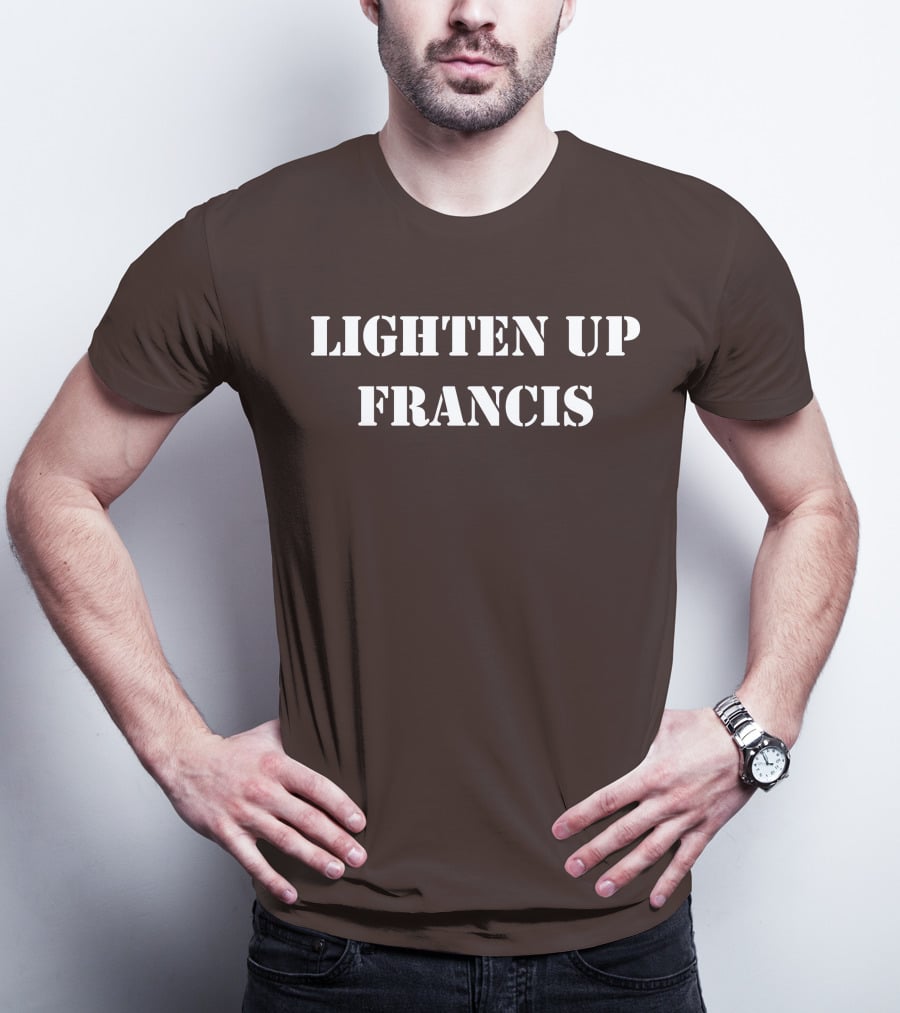 Super 70s Sports Lighten Up Francis Classic Retro Phrase T-Shirt