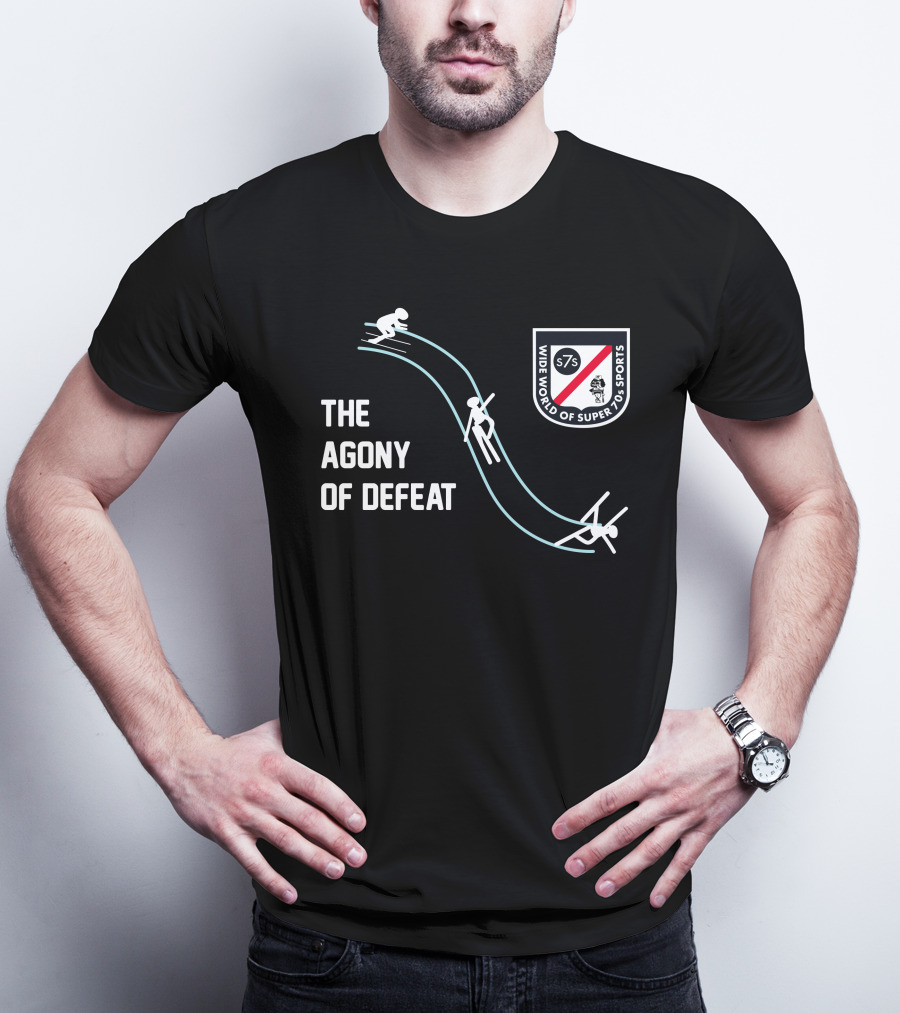 The Agony Of Defeat Wide World Of Super 7s Sports Ski Jump T-Shirt