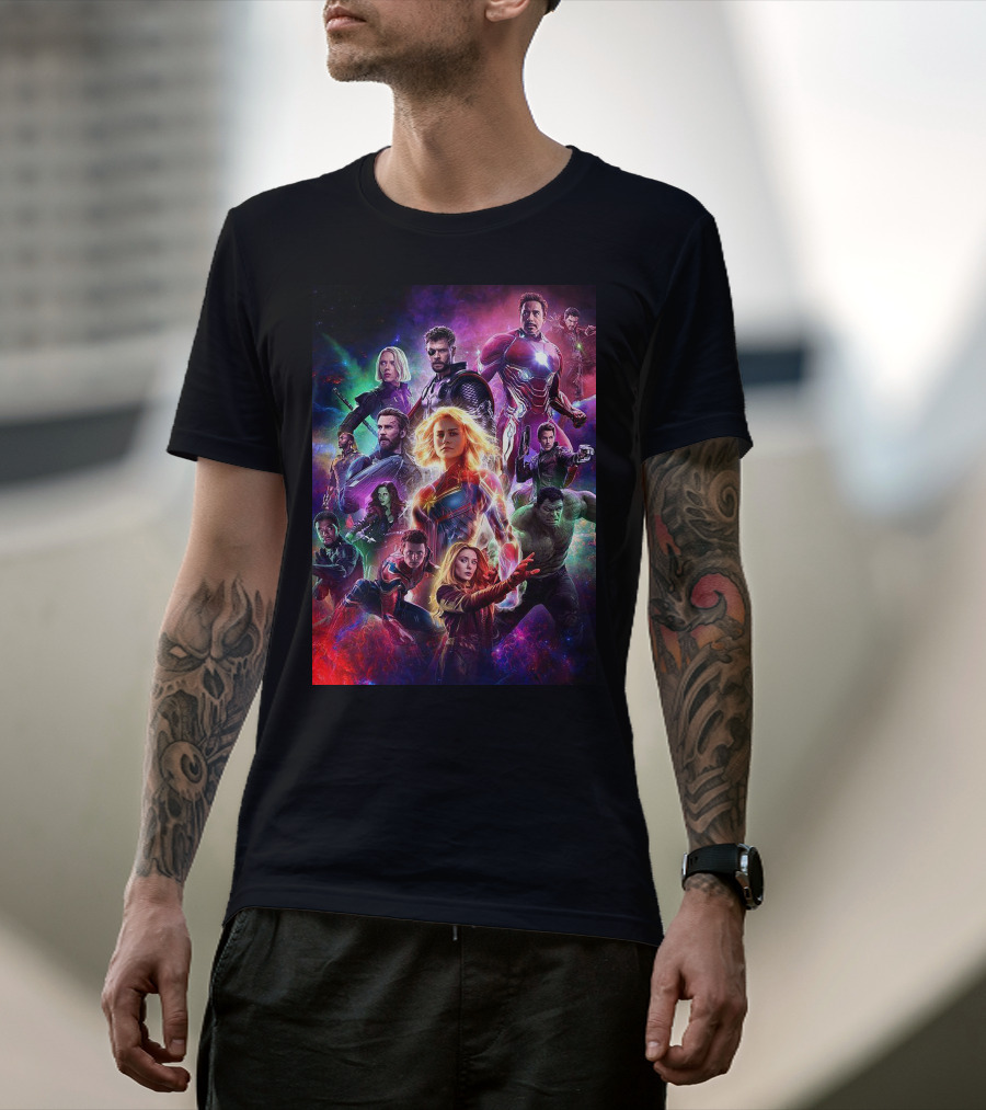 Marvel Avengers Endgame Superhero Team T-Shirt
