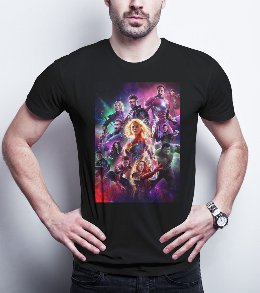 Marvel Avengers Endgame Superhero Team T-Shirt