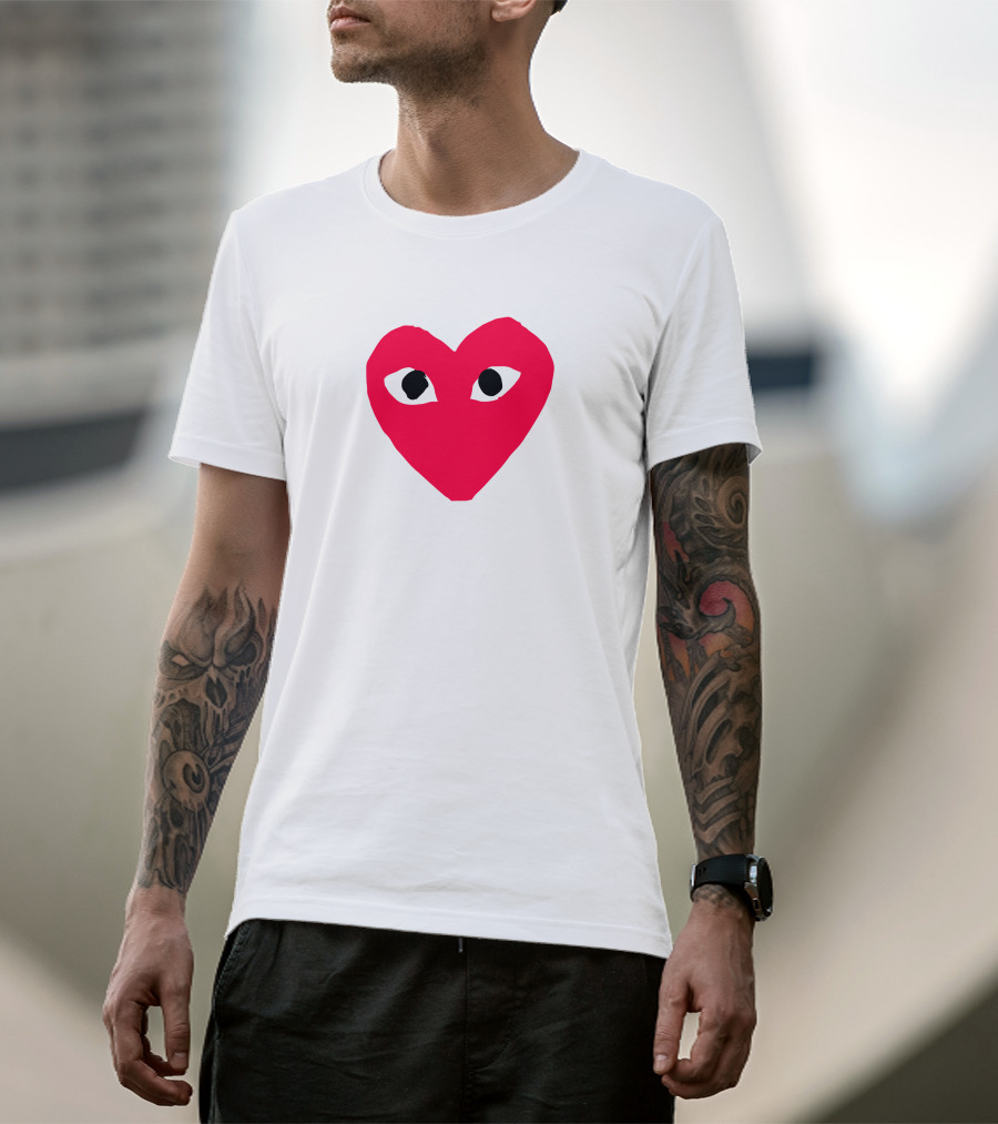 Comme Des Garçons Heart Eye Logo CDG T-Shirt
