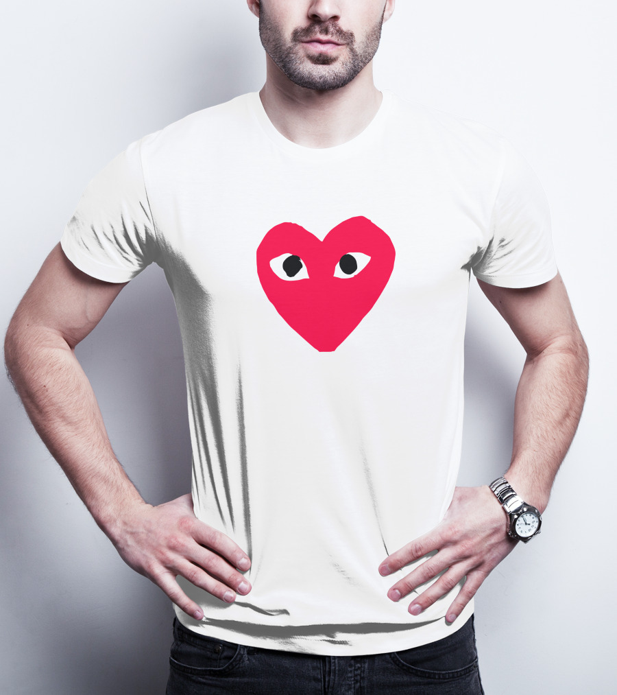 Comme Des Garçons Heart Eye Logo CDG T-Shirt