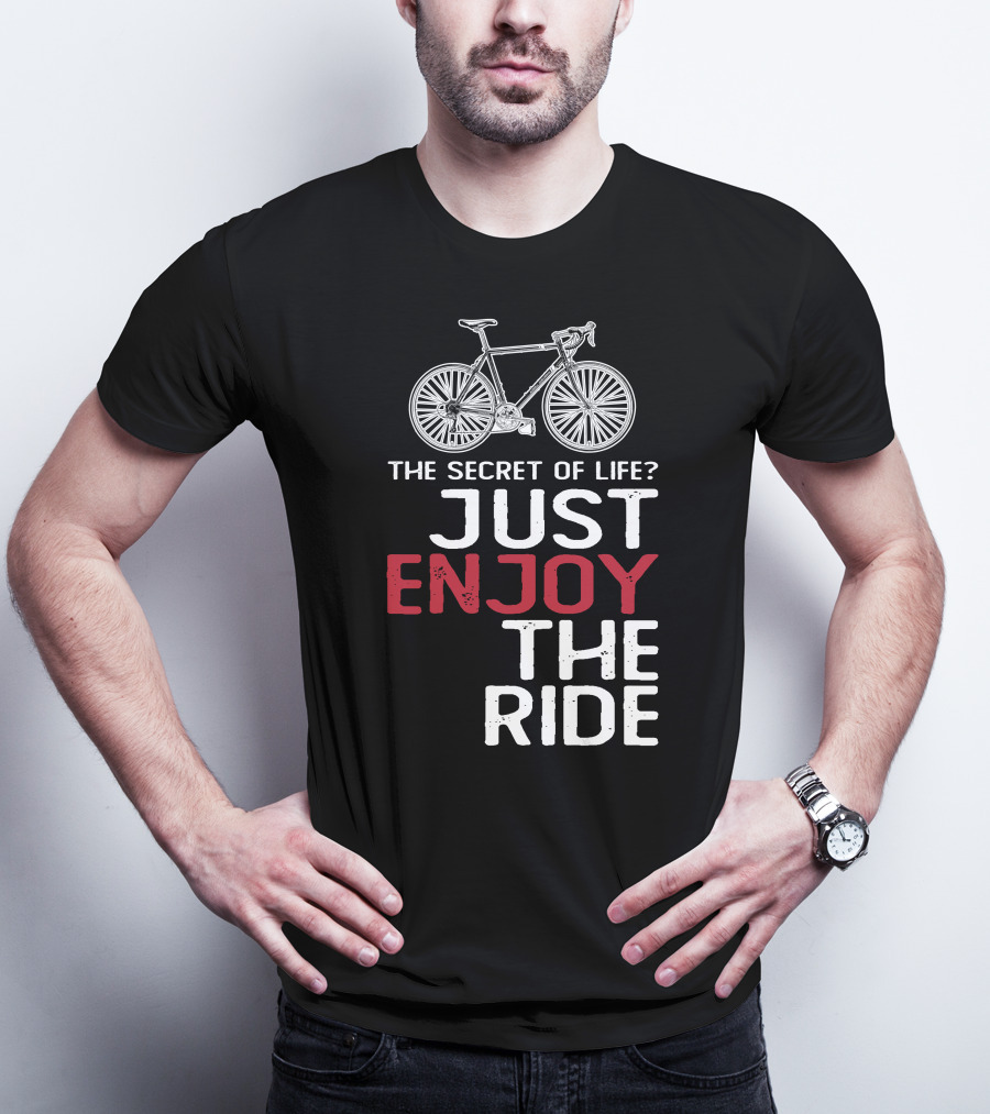 The Secret Of Life? Just Enjoy The Ride Eddy Merckx Bicycles T-Shirt
