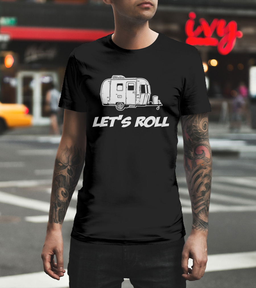Let's Roll Airstream Bambi Camping Adventure T-Shirt